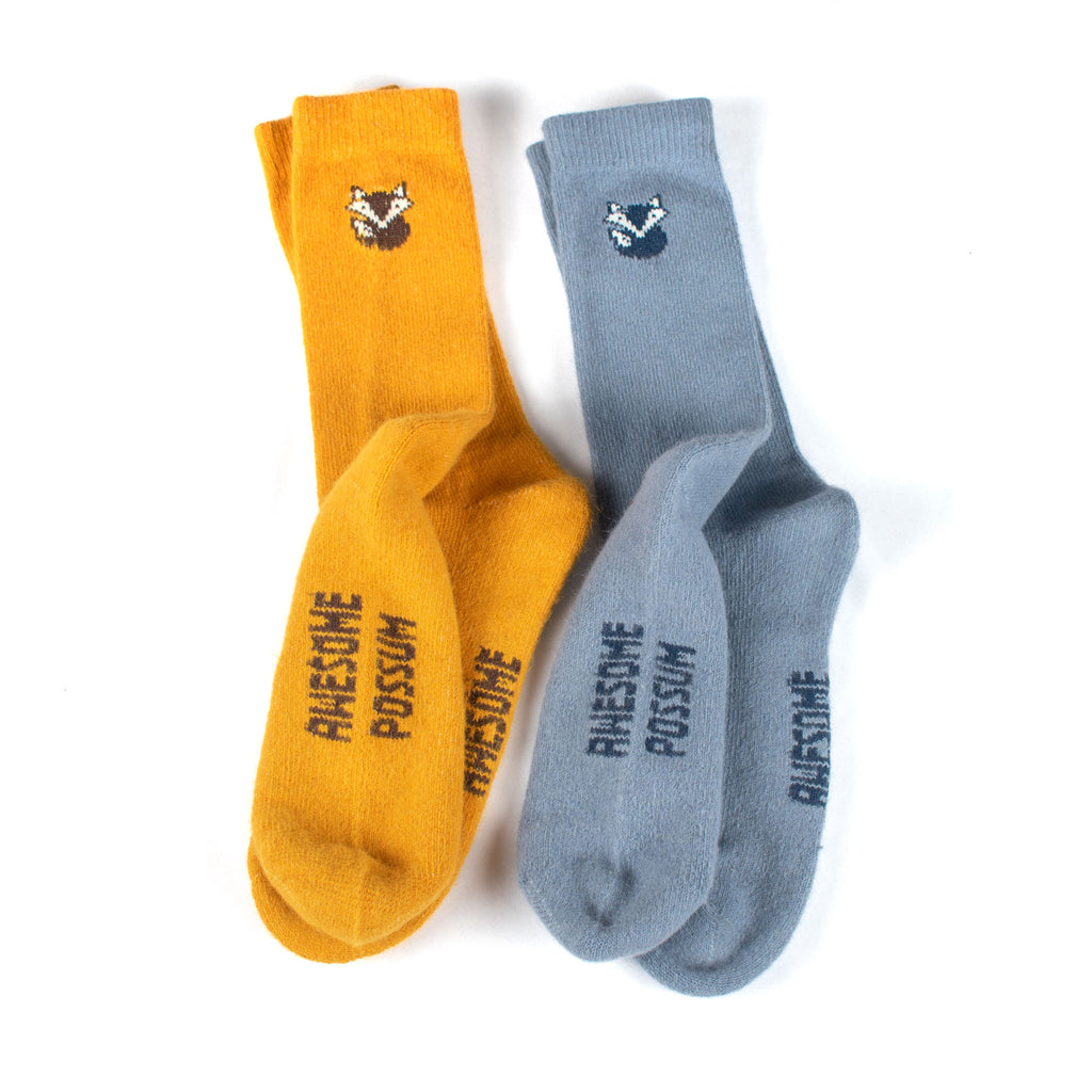 Limited Edition Merino-Possum Wool Socks | Ultra-Soft Crew Socks – TK ...