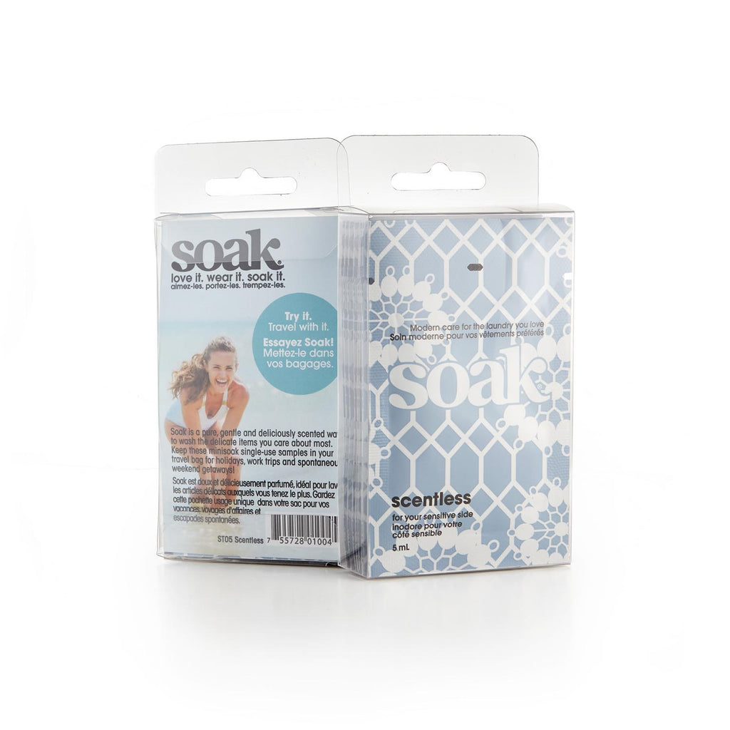 Soak - Laundry Soap - Travel Pack – TK Clothing Inc